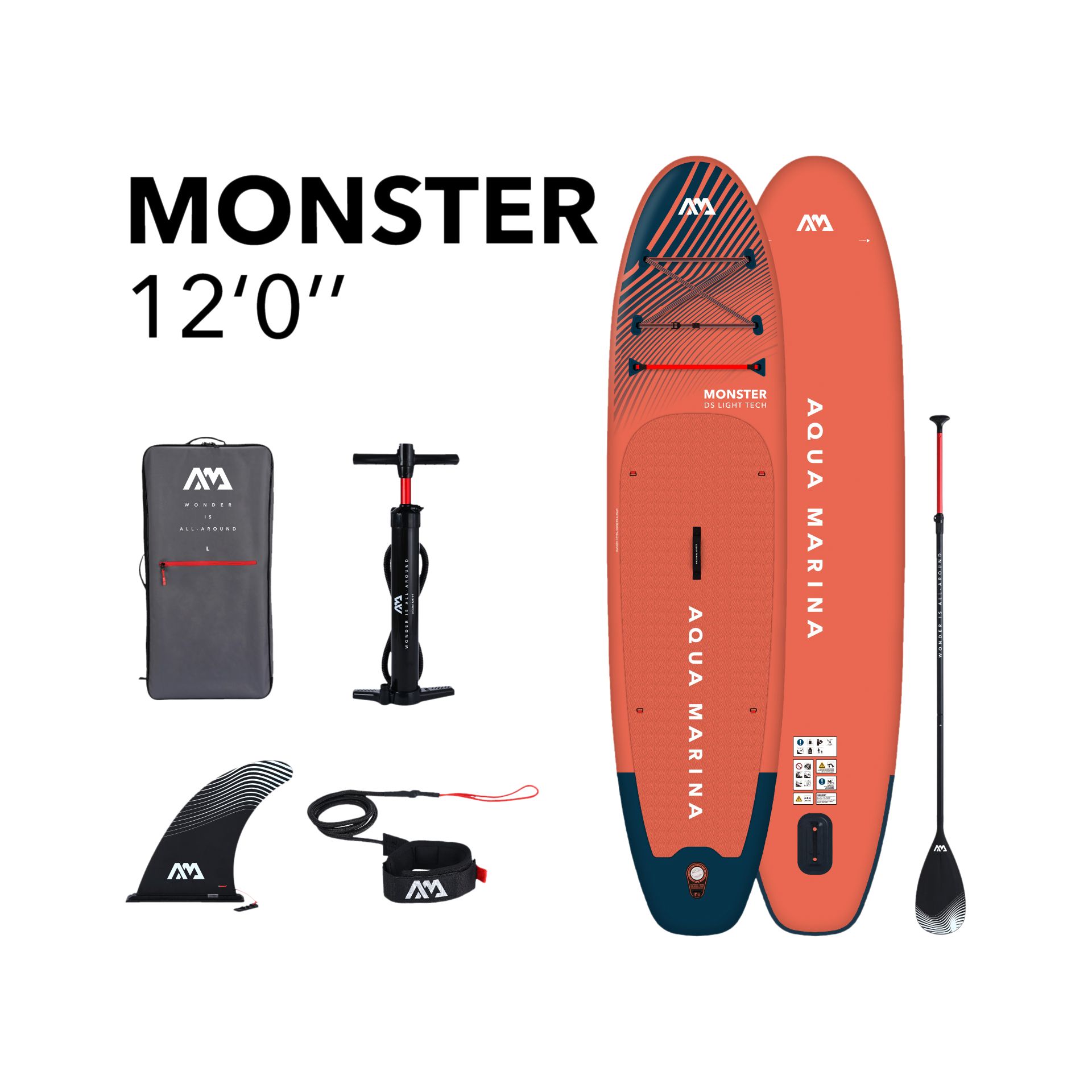 Aqua Marina SUP MONSTER Crvena | hervis.hr
