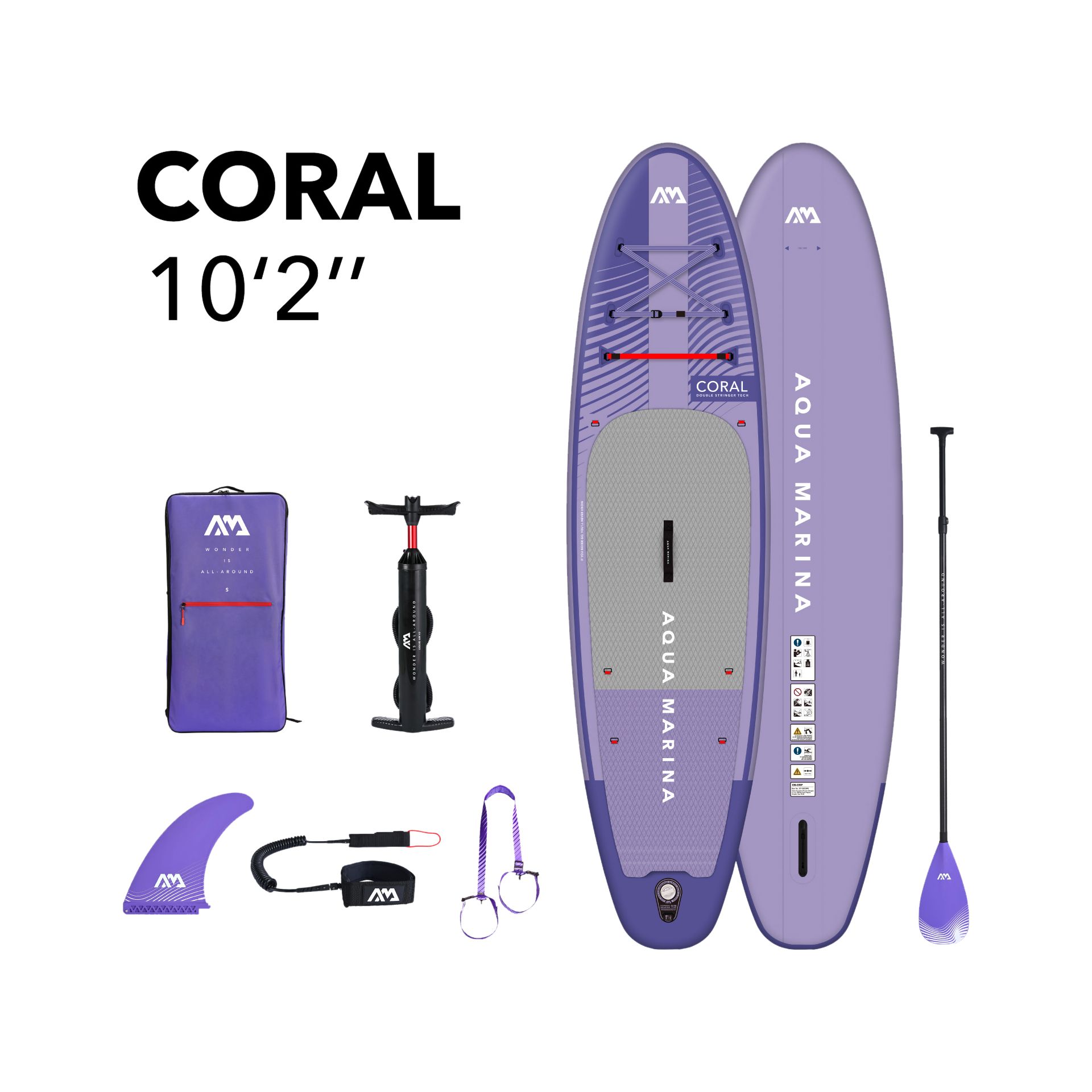Aqua Marina SUP CORAL Lila | hervis.hr