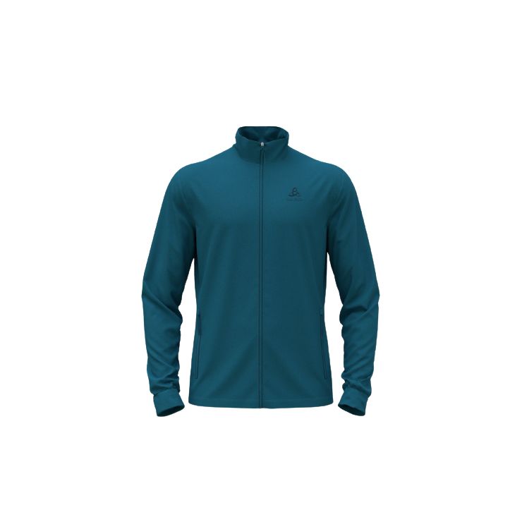 Odlo PULI M Berra Mid Layer Full Zip Modra | hervis.si