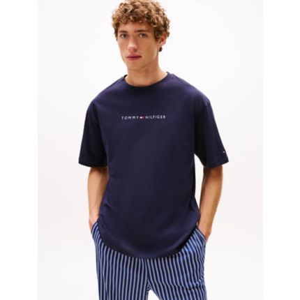 Tommy Hilfiger Cont Logo Albastru inchis | hervis.ro